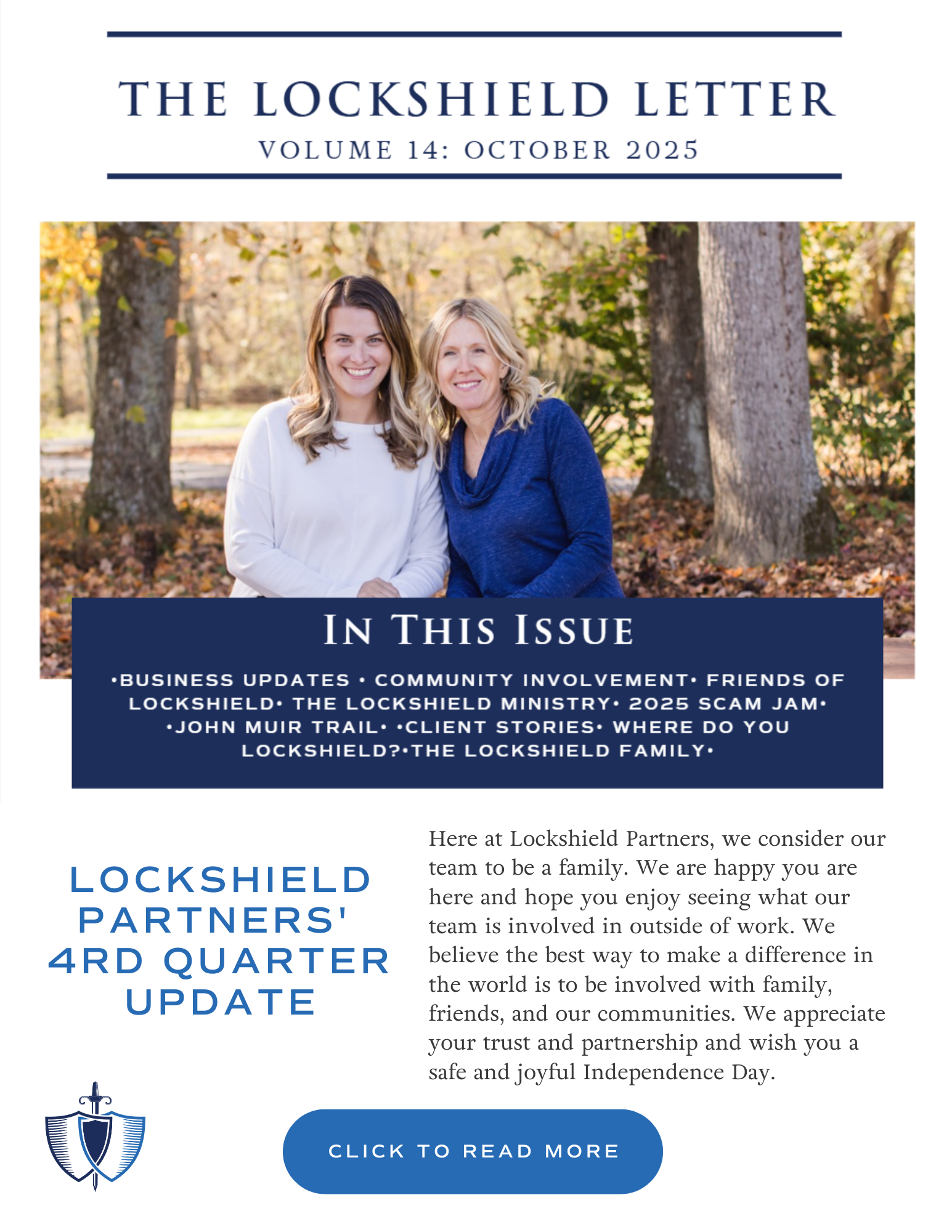 Volume 14: The Lockshield Letter